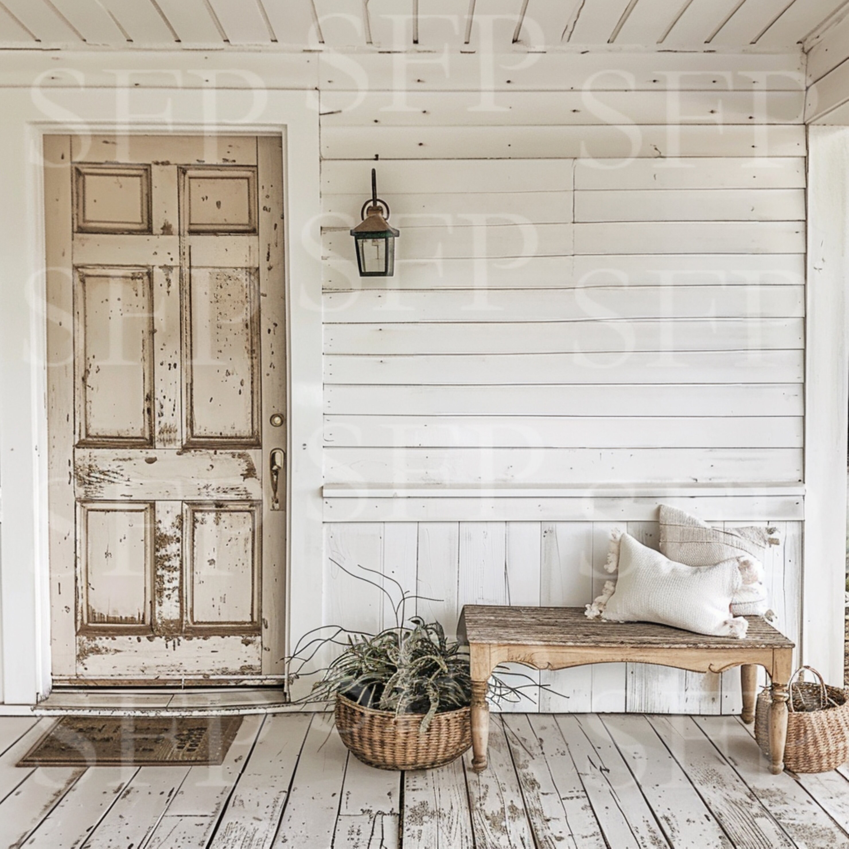 Rustic Farmhouse Exterior Door Art Mockup 288 - Etsy