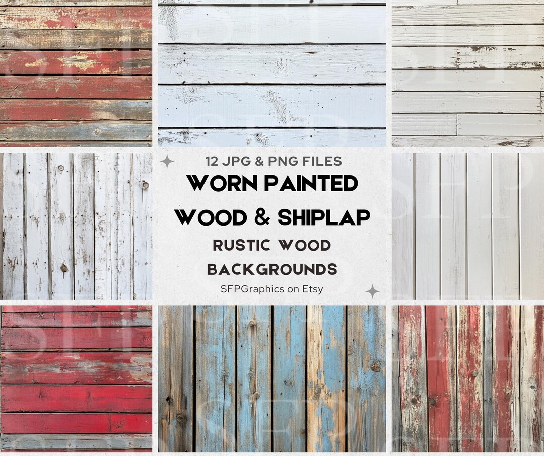 Weathered Painted Wood & Shiplap Backgrounds Weathered Wood Backgrounds ...