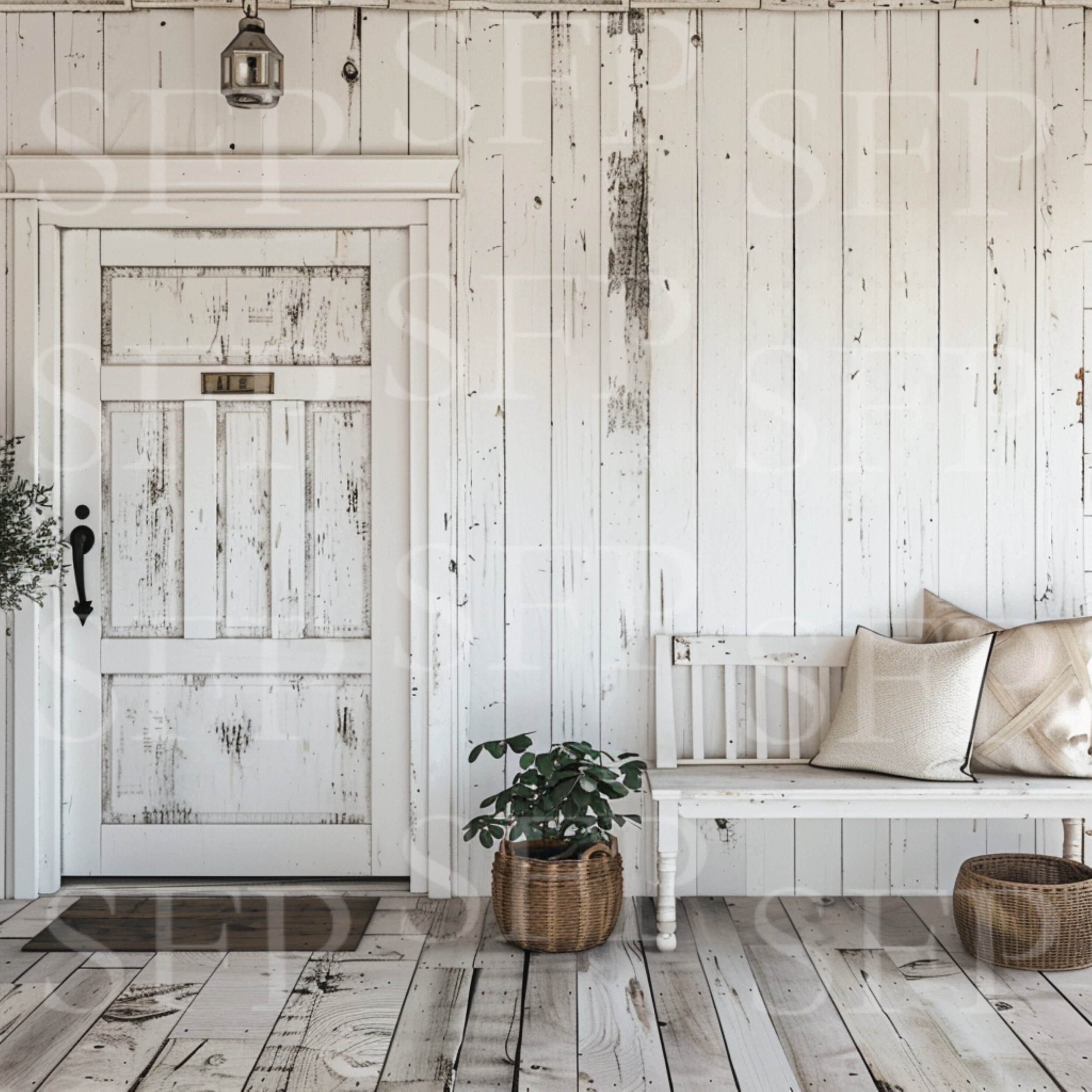 Rustic Farmhouse Exterior Door Art Mockup 287 - Etsy