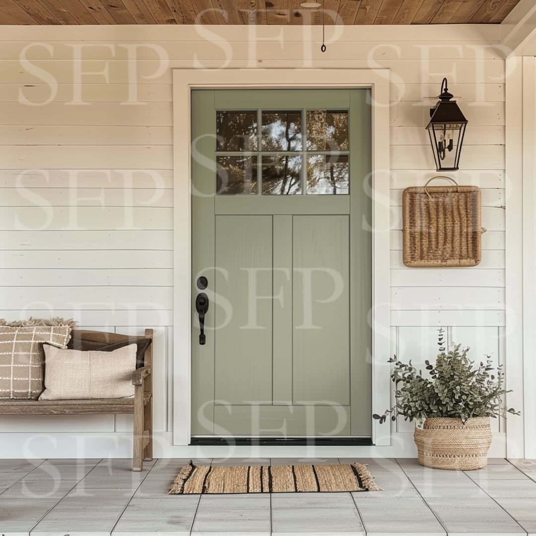Rustic Farmhouse Exterior Door Art Mockup 278 - Etsy