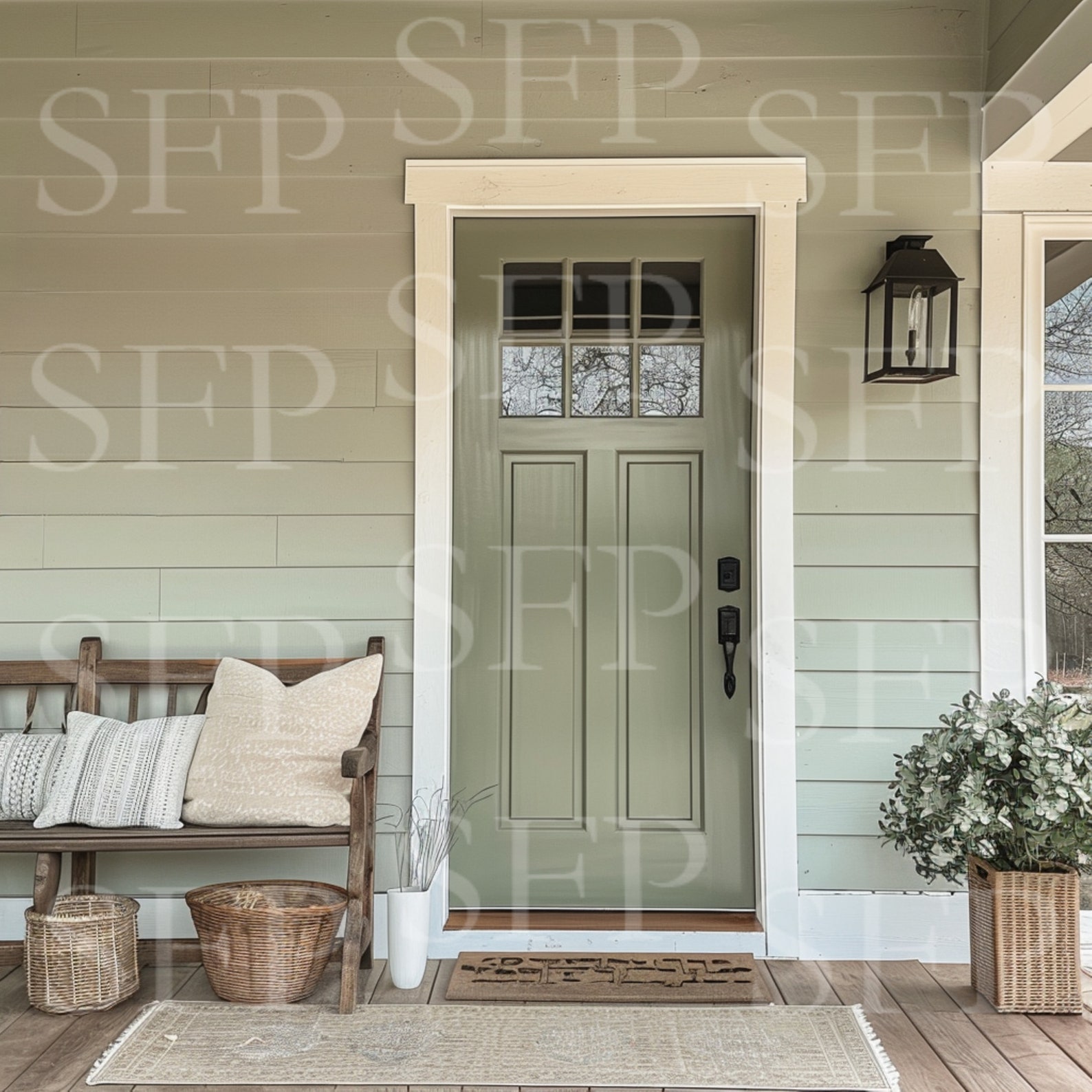 Rustic Farmhouse Exterior Door Art Mockup 281 - Etsy