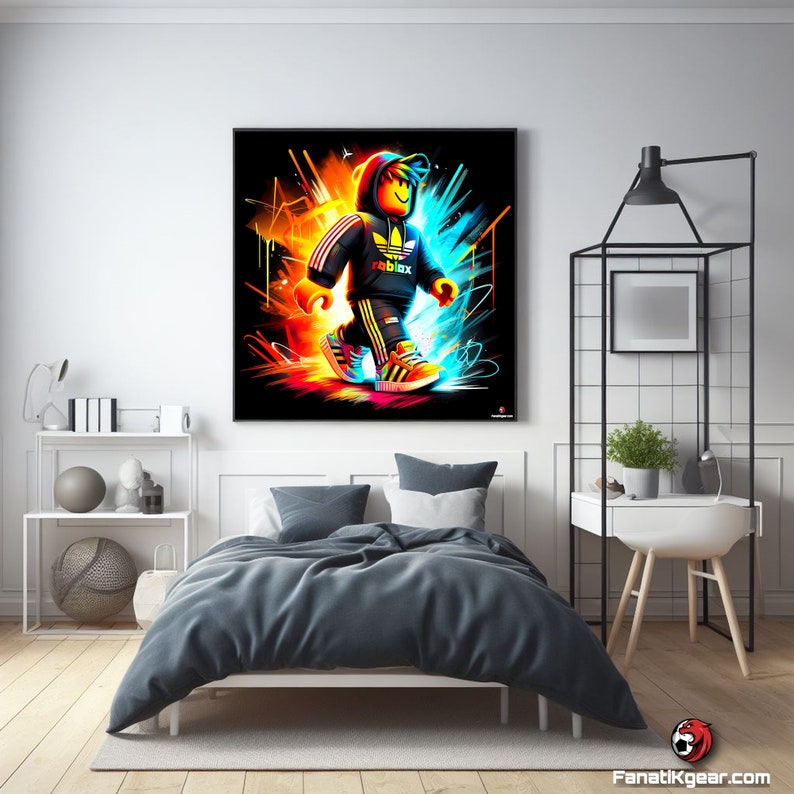 Roblox Print, Roblox Poster, Video Game Birthday Print, Roblox SVG ...