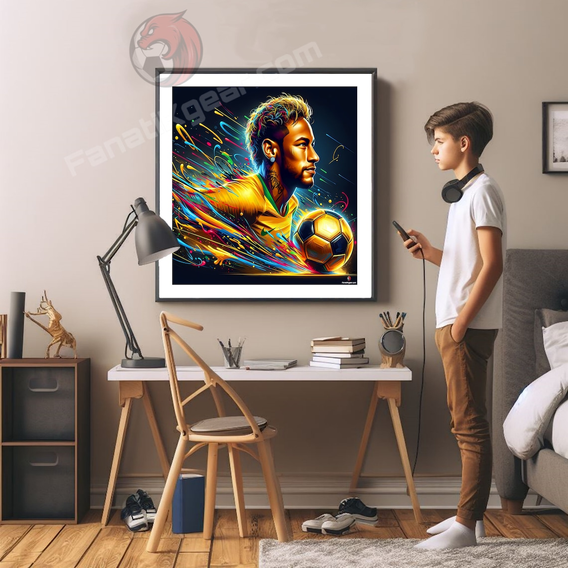 Neymar Poster, Neymar Printable Poster, Neymar Printable, Neymar Jr ...