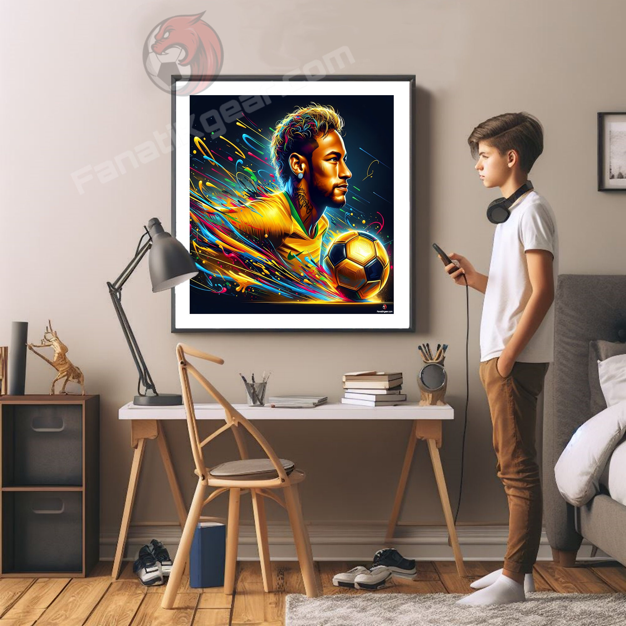 Neymar Poster, Neymar Printable Poster, Neymar Printable, Neymar Jr ...