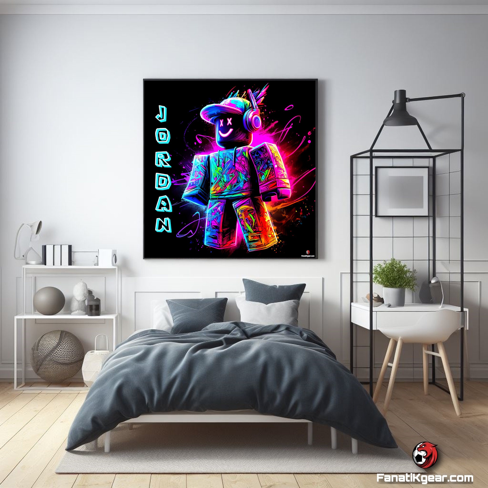 Customized Roblox Poster, Roblox Print, Personalized Roblox Print ...