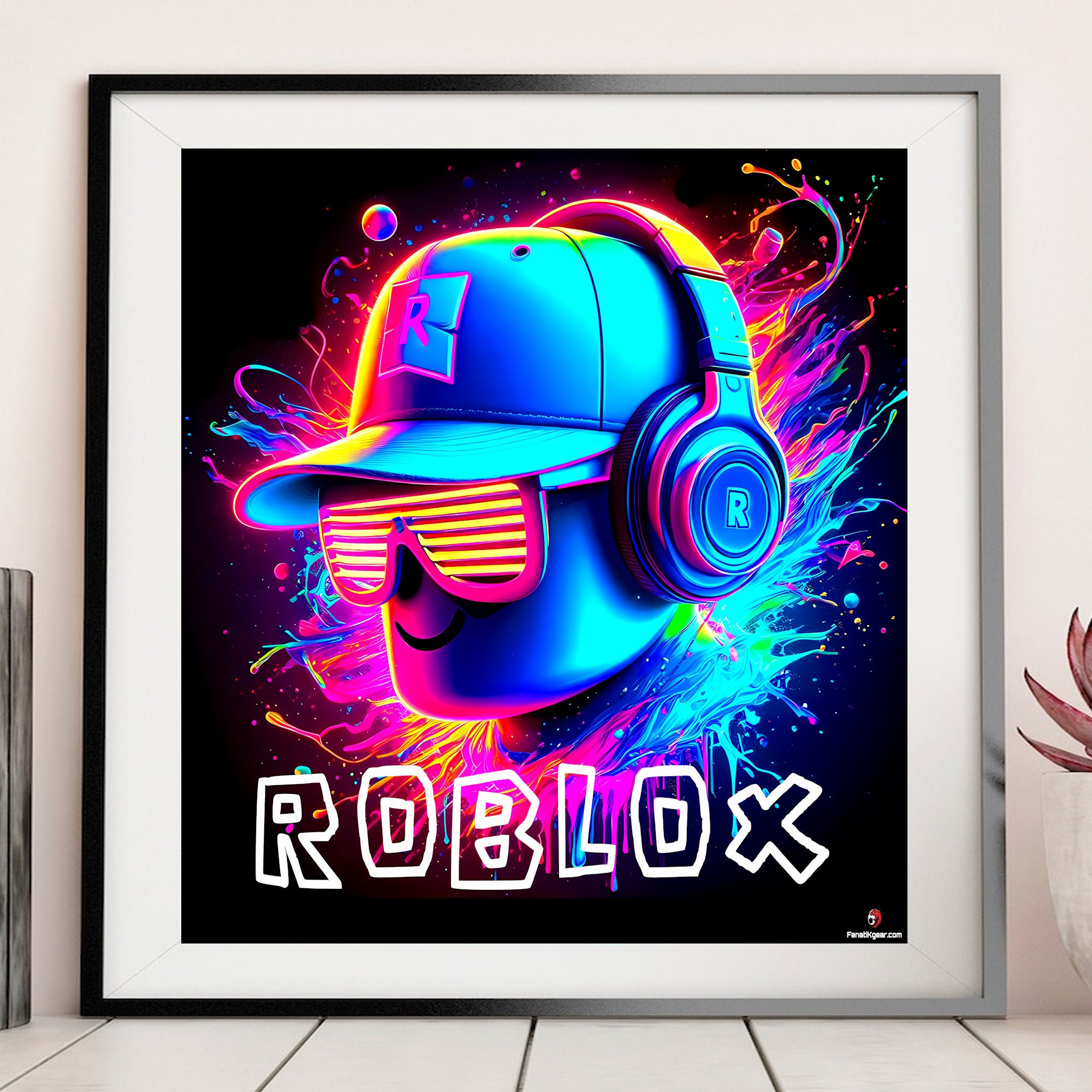 Roblox Print, Roblox Poster, Video Game Birthday Print, Roblox SVG ...
