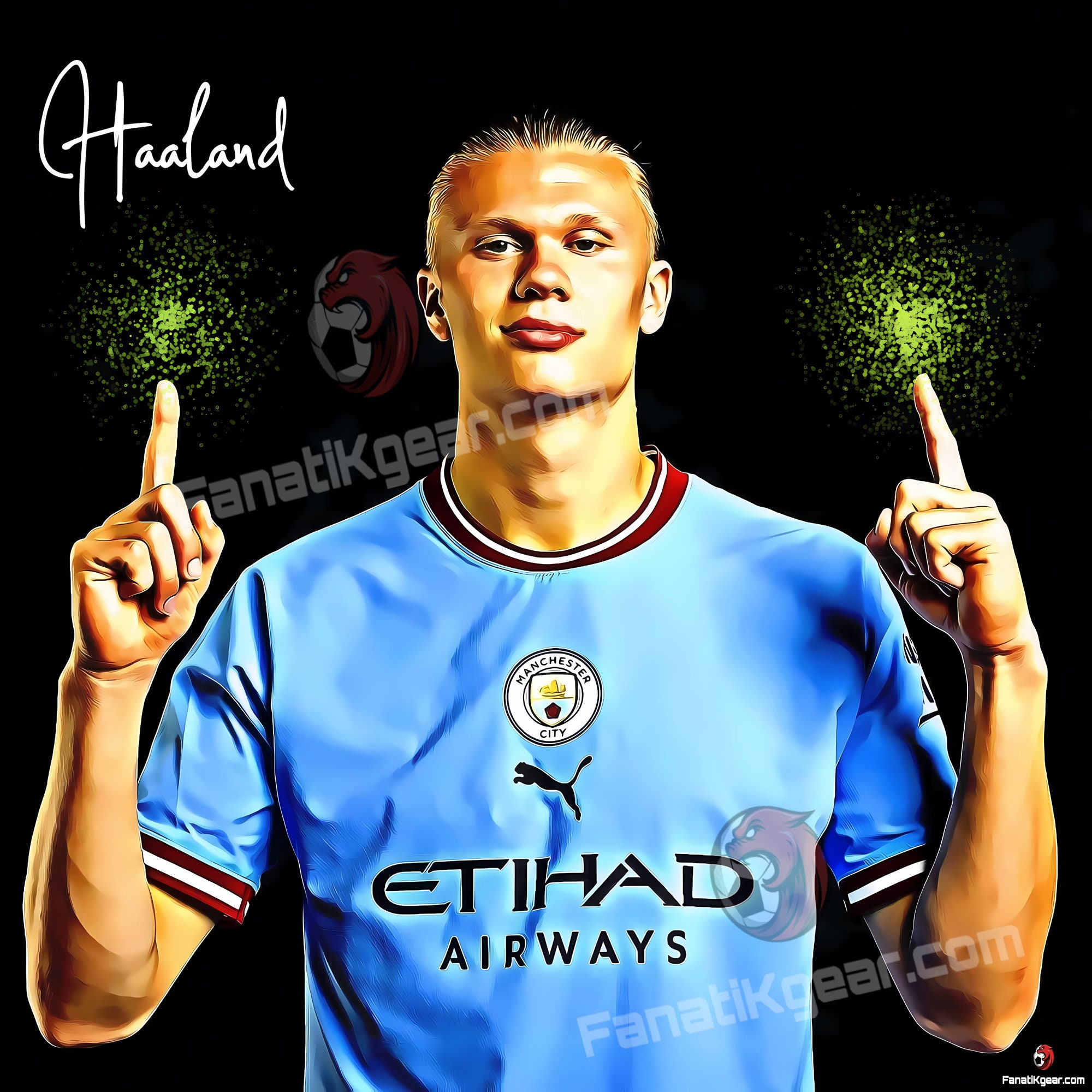 Erling Haaland Print Printable Haaland Poster Norway Soccer - Etsy UK