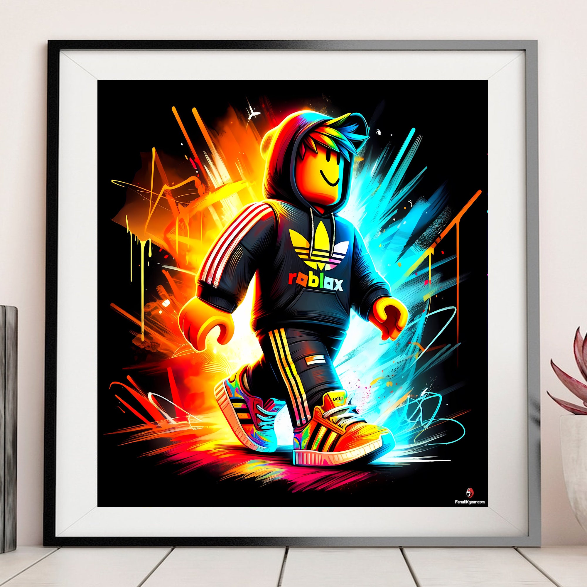 Roblox Print, Roblox Poster, Video Game Birthday Print, Roblox SVG ...