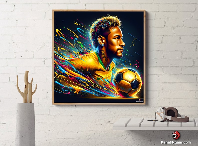 Neymar Poster, Neymar Printable Poster, Neymar Printable, Neymar Jr ...
