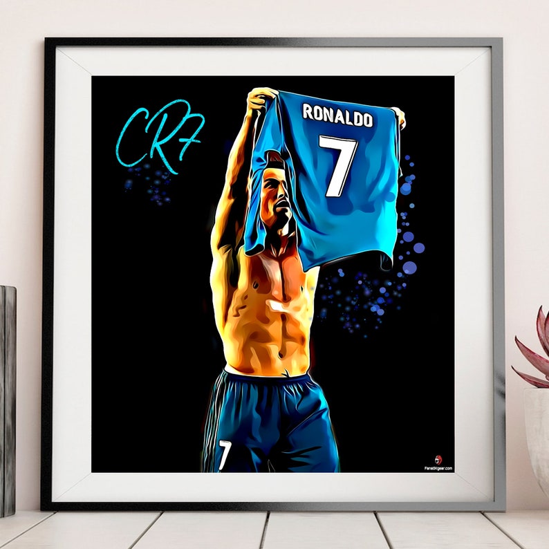 Cristiano Ronaldo Digital Print Printable Ronaldo Poster C Ronaldo CR7 ...