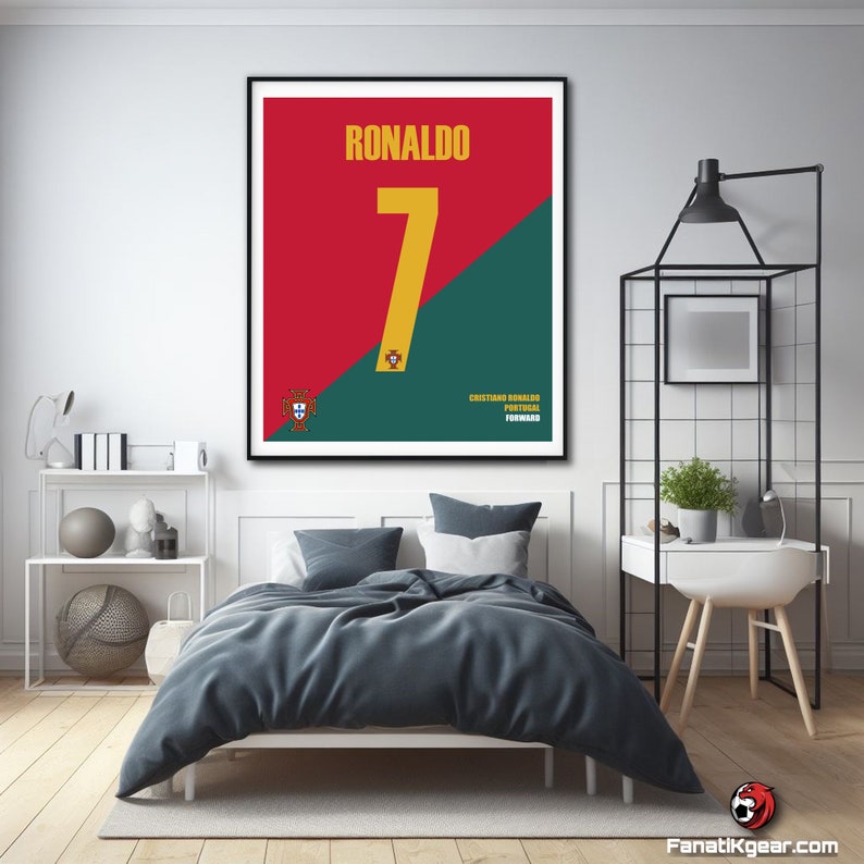 Cristiano Ronaldo Digital Print CR7 Jersey Print Printable Ronaldo ...