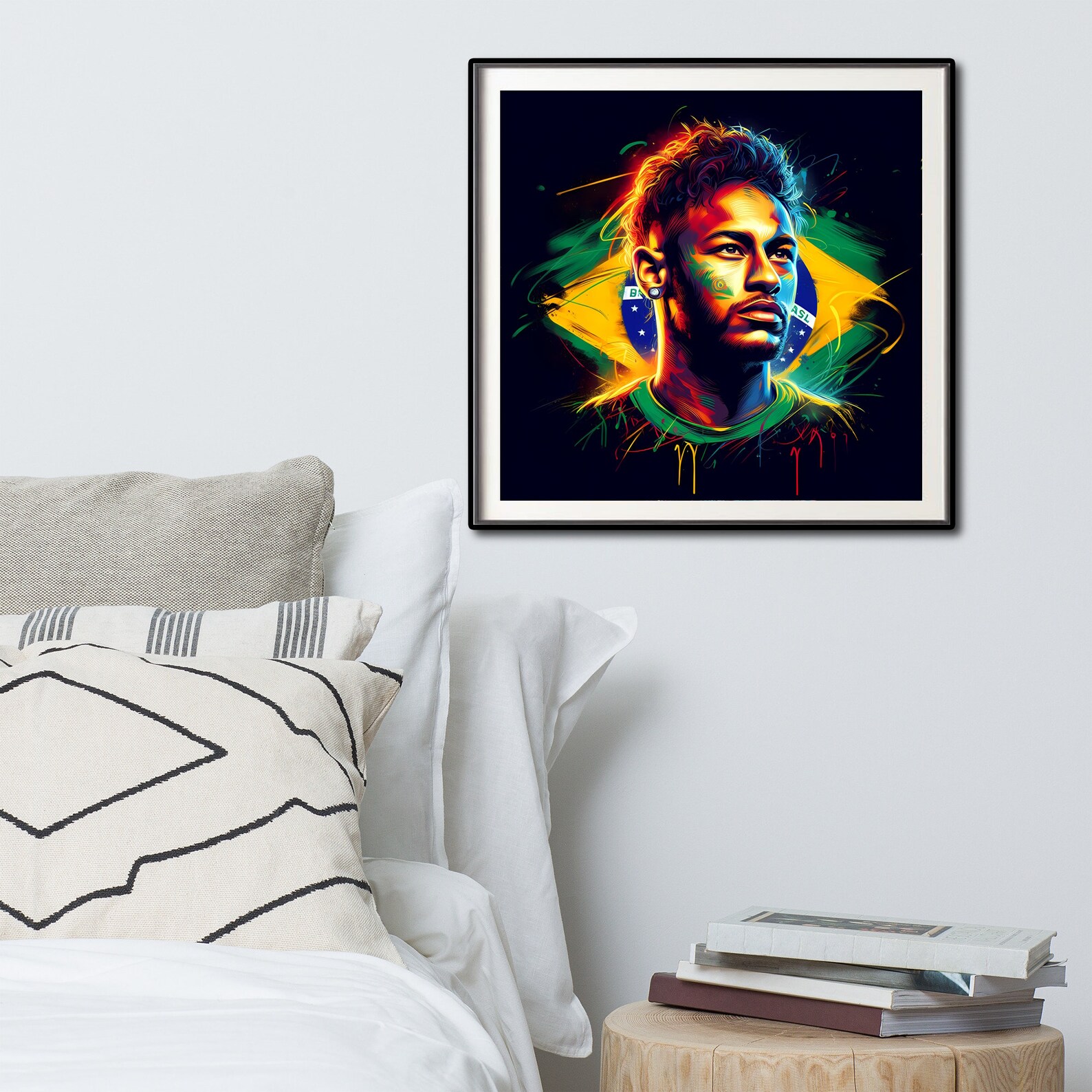 Neymar Print, Printable Neymar Poster, Neymar Printable, Neymar Jr ...