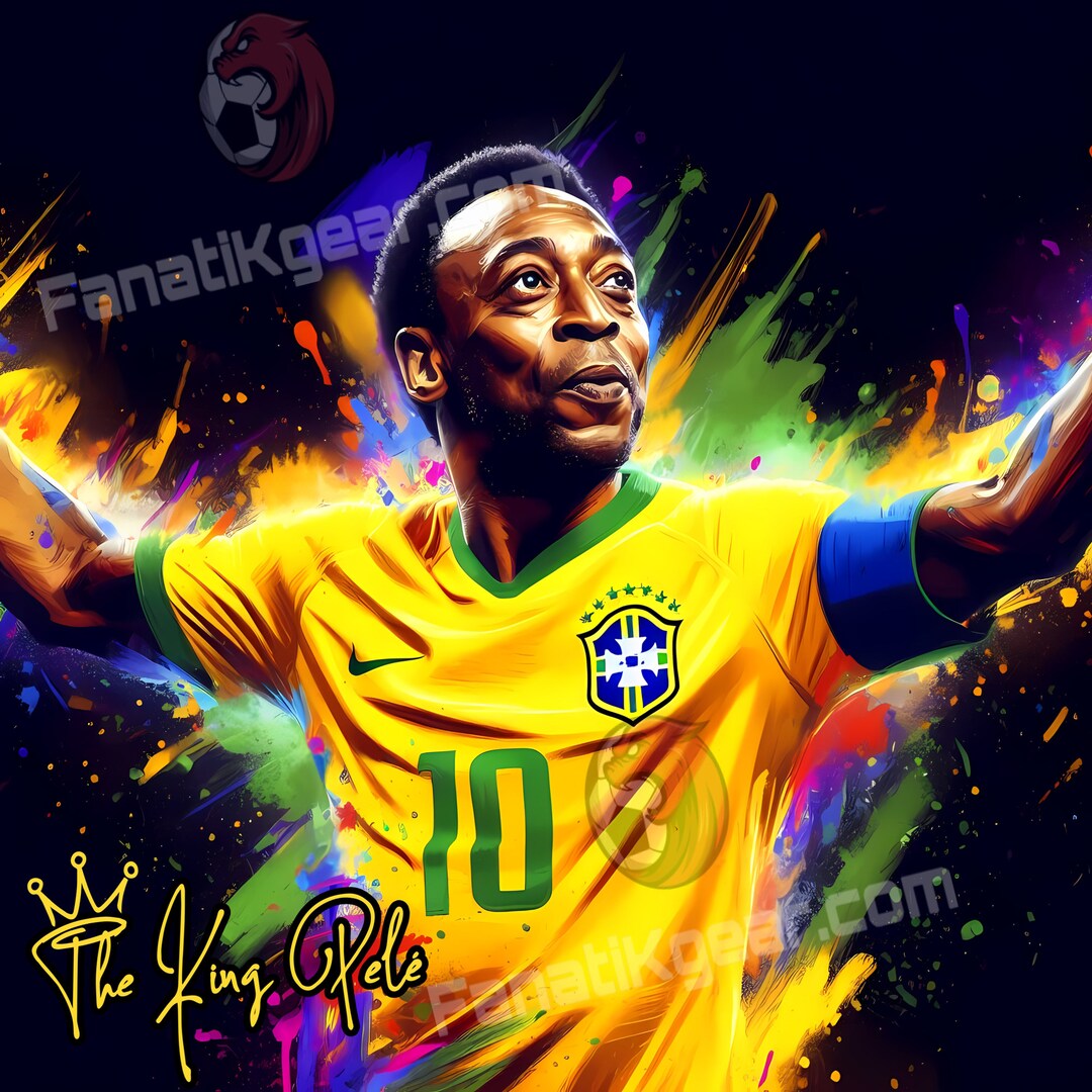 Pelé Digital Print, Printable Pele Poster, Pele Printable, Pele Poster ...