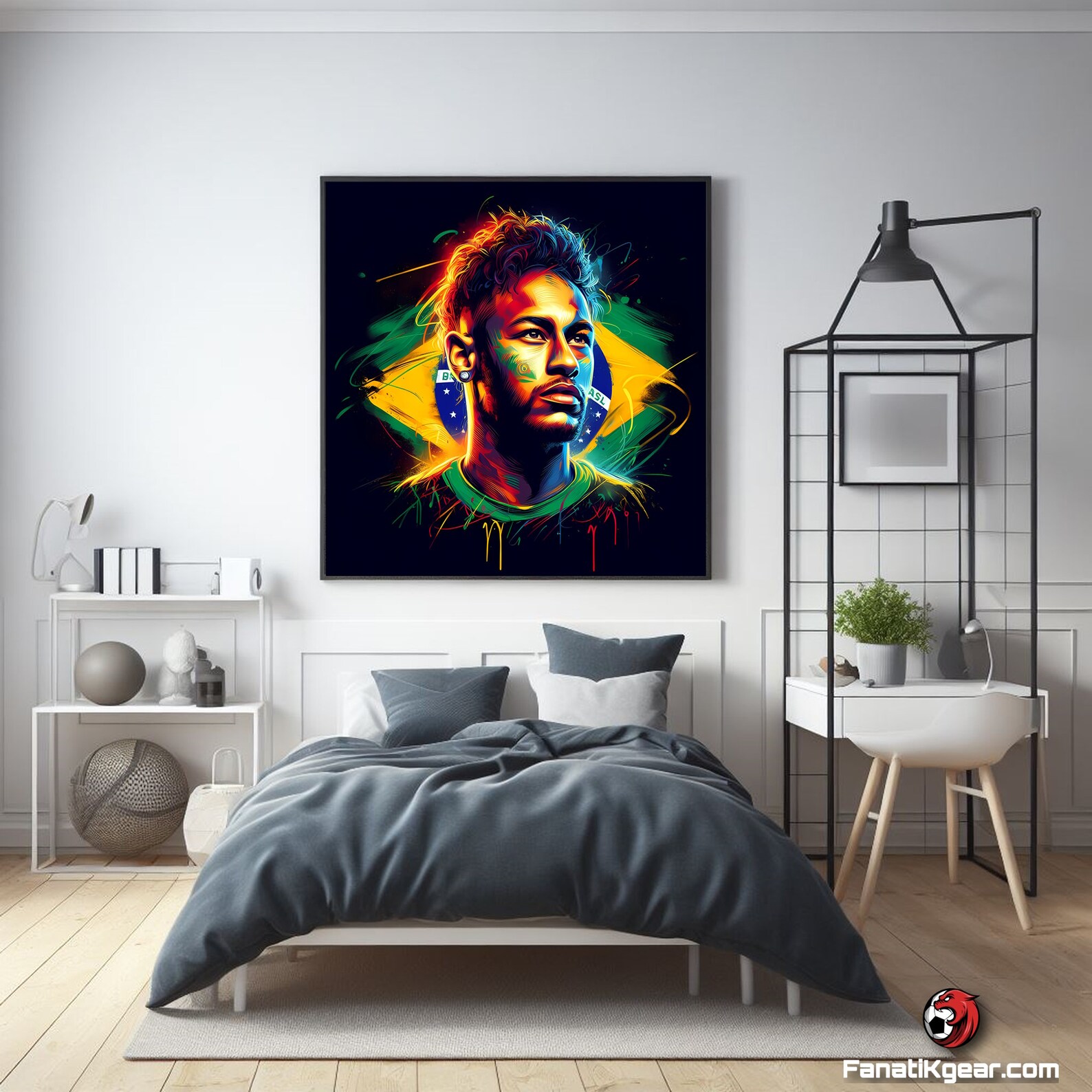 Neymar Print, Printable Neymar Poster, Neymar Printable, Neymar Jr ...