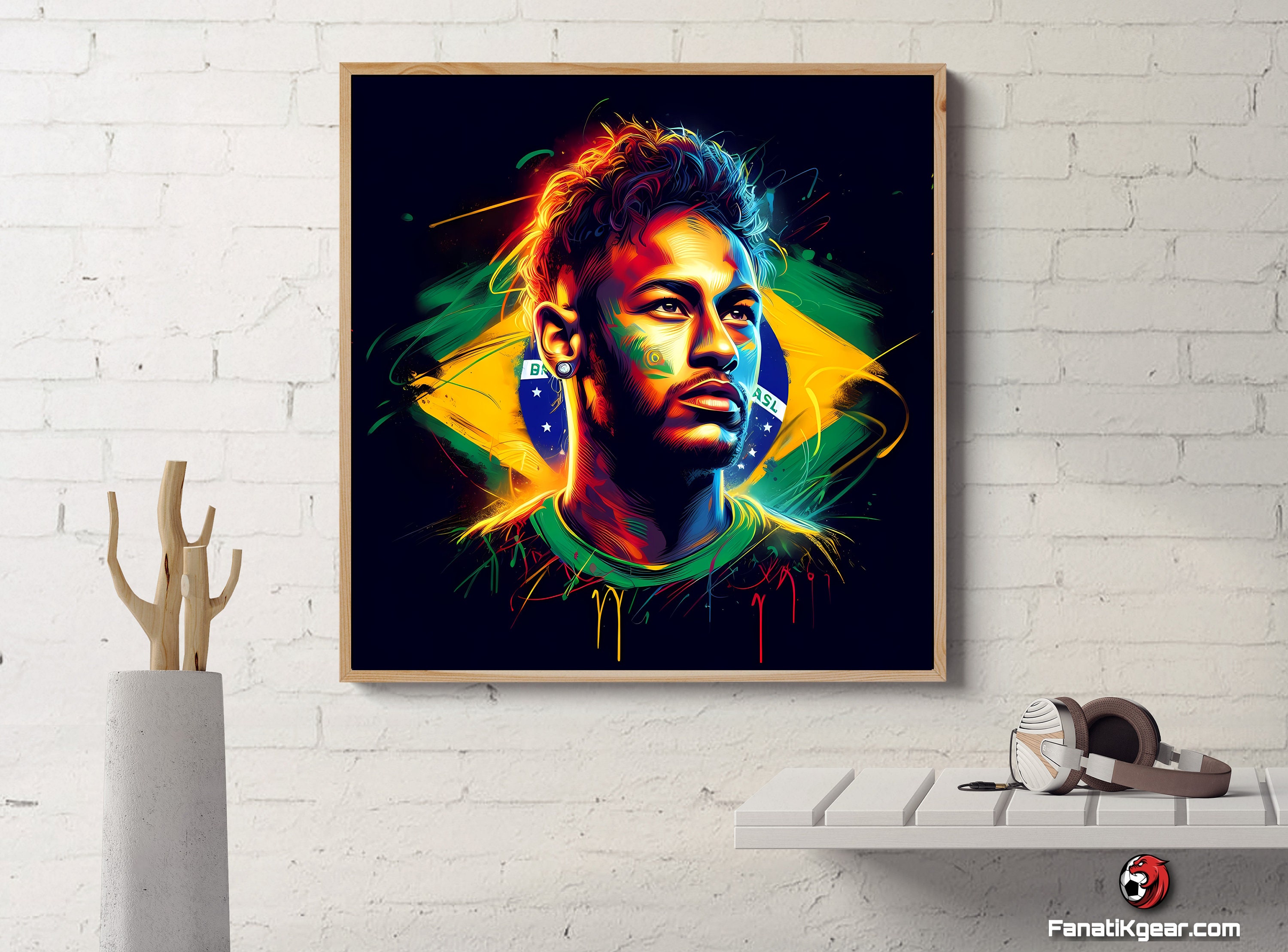 Neymar Print, Printable Neymar Poster, Neymar Printable, Neymar Jr ...