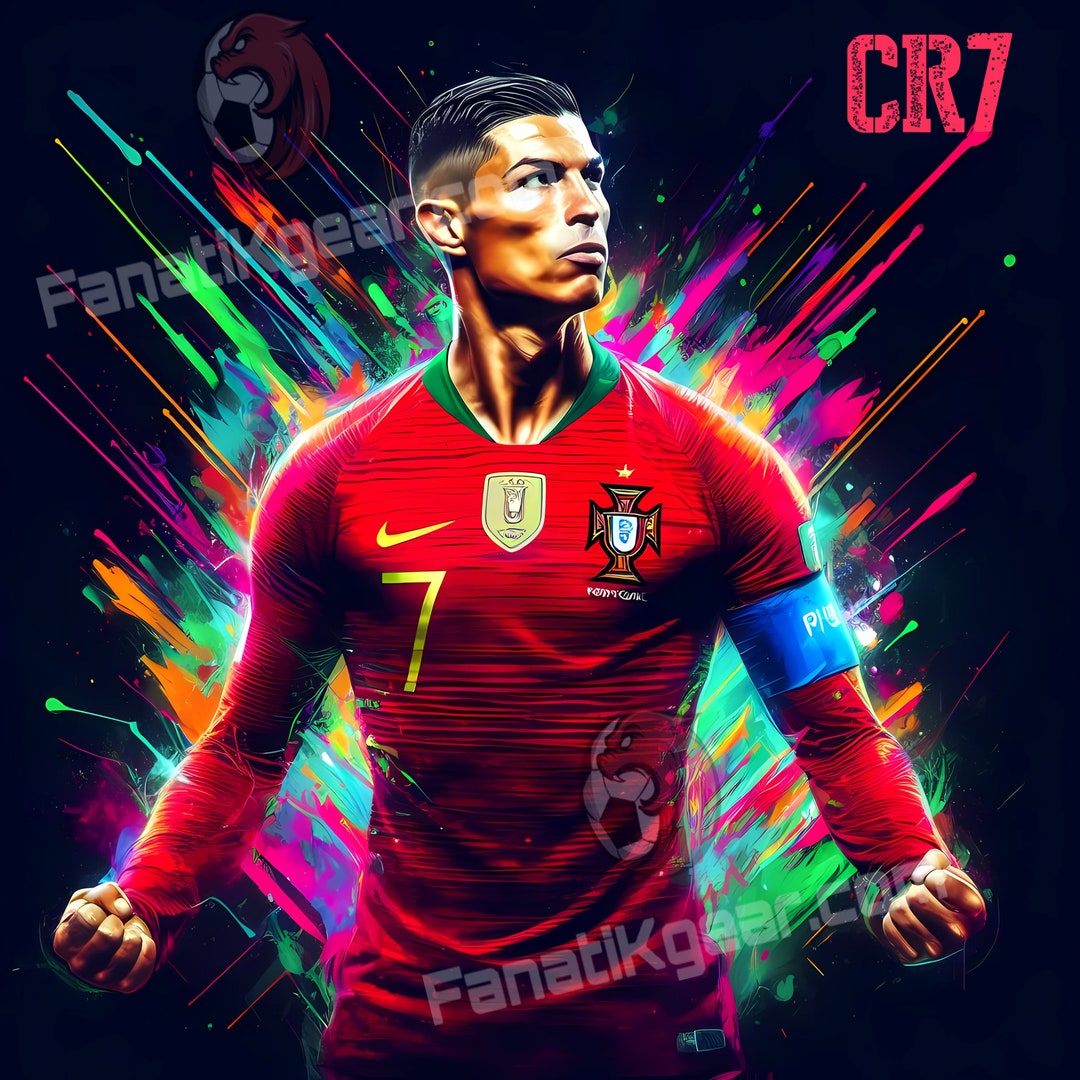 Cristiano Ronaldo Digital Print Printable Ronaldo Poster C Etsy Uk
