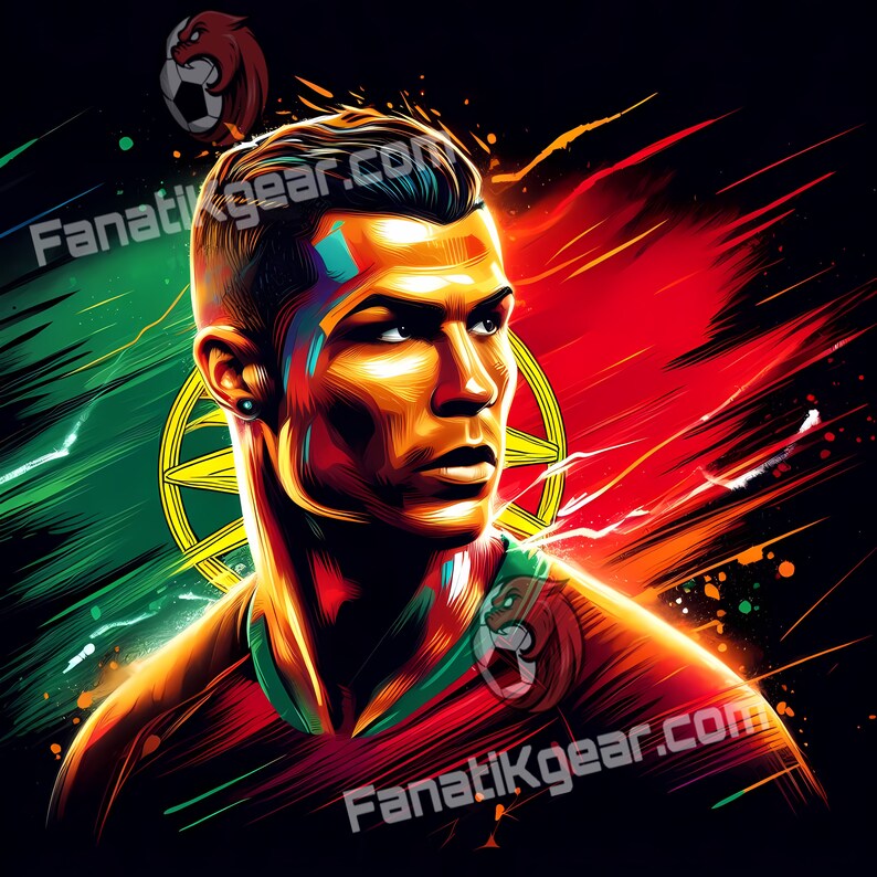 Cristiano Ronaldo Print Printable Ronaldo Poster C Ronaldo CR7 Poster ...