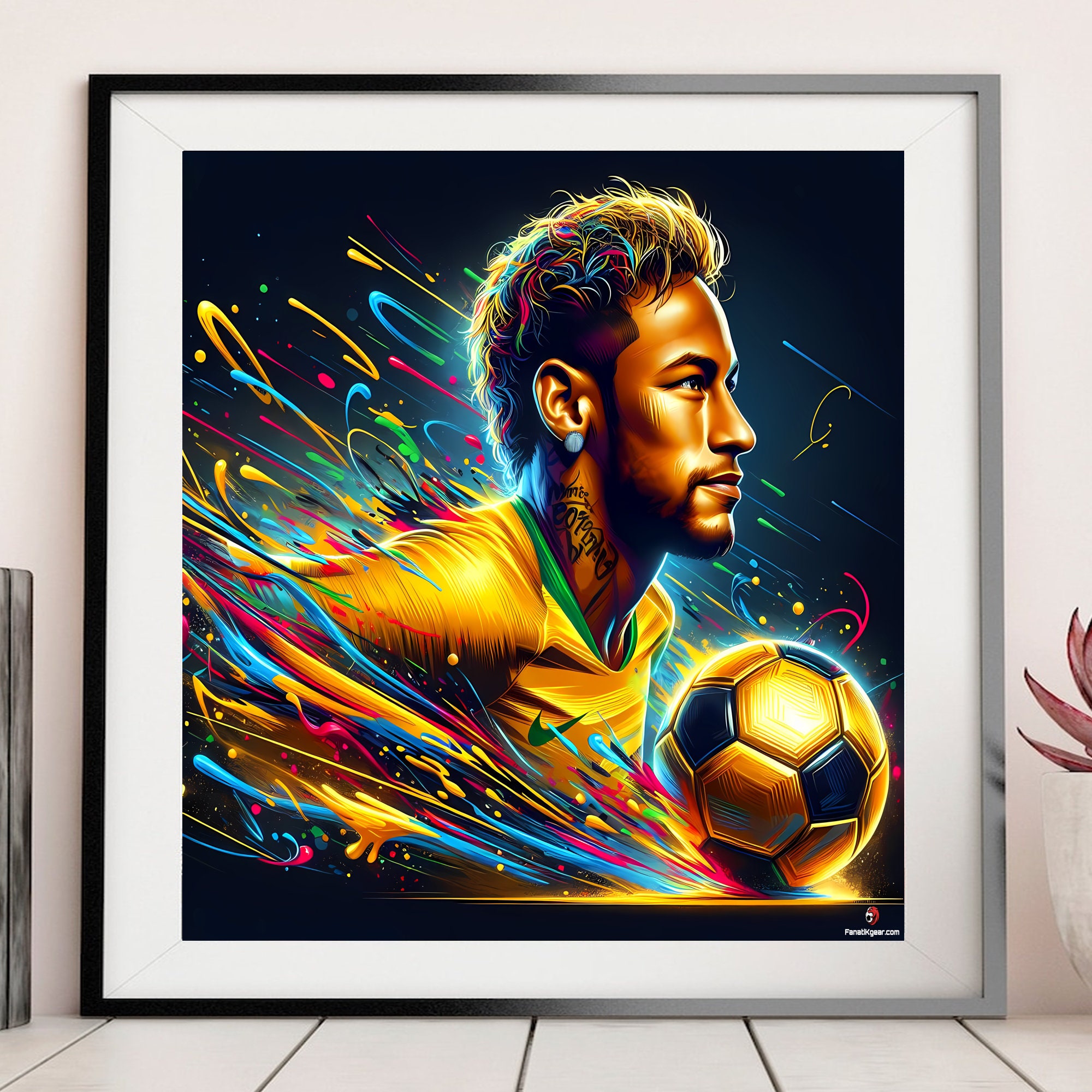Neymar Poster, Neymar Printable Poster, Neymar Printable, Neymar Jr ...