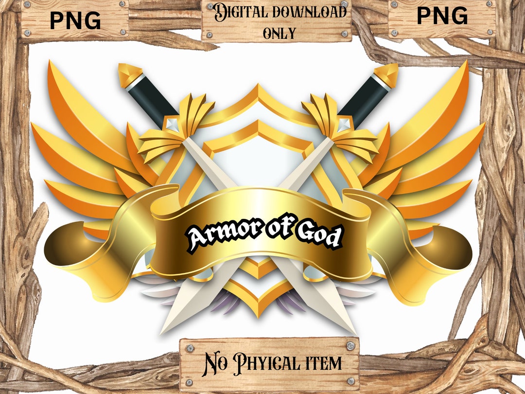 Armor of God Png, Blessed Png, Christian Shirts, Religious Png, Instant ...