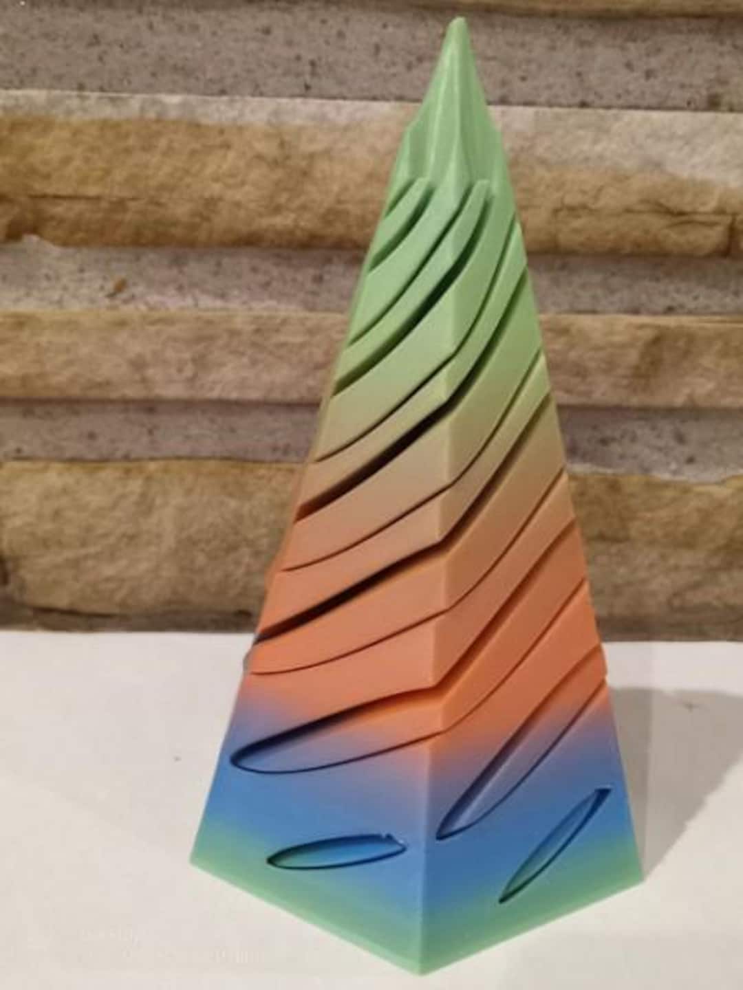 The Rainbow Spiral Cone Pass Through - Etsy