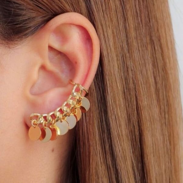 Curved Ear Cuff - Etsy