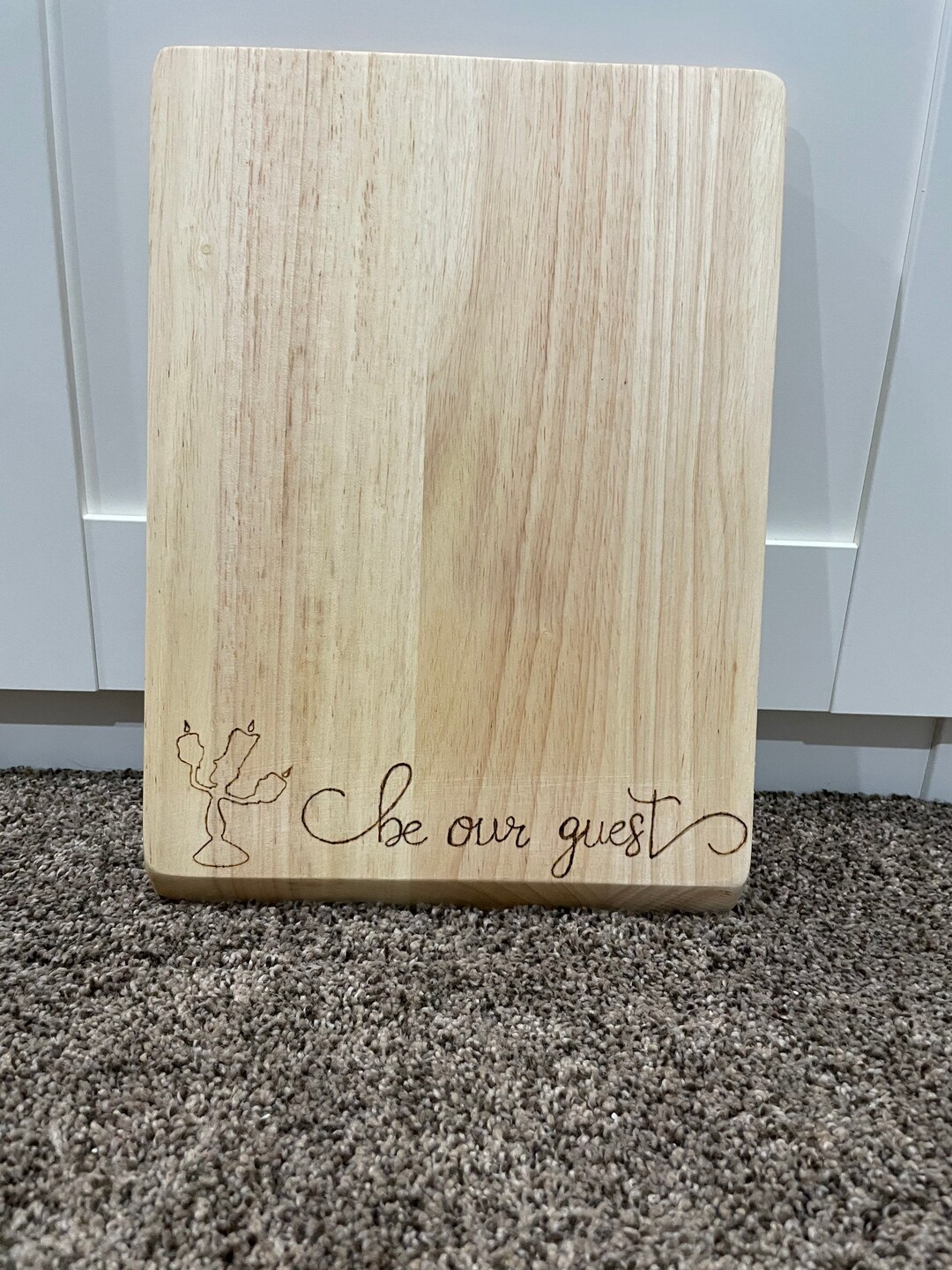 Be Our Guest Cutting Board - Etsy