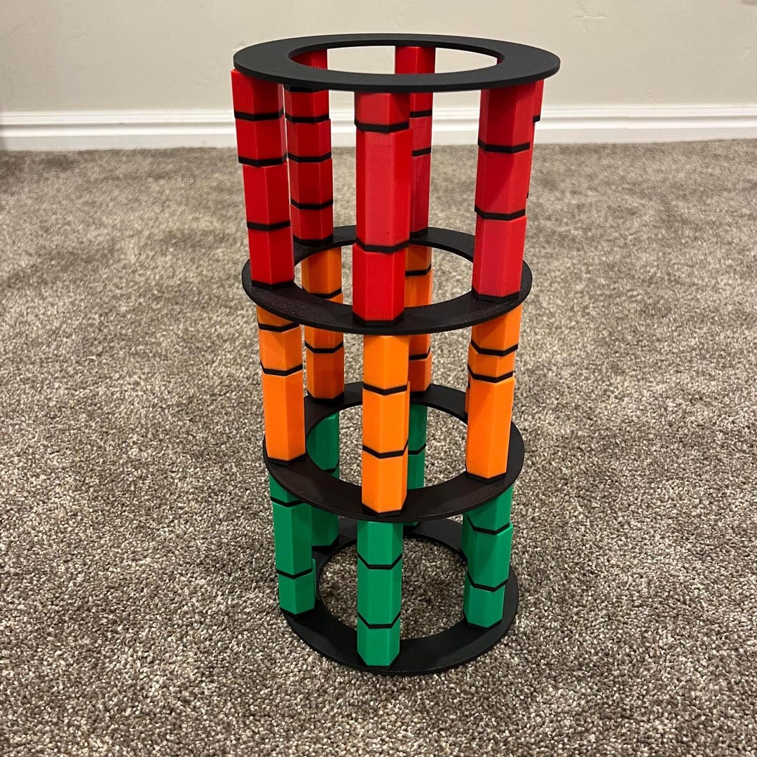 Survivor Inspired Tower Puzzle - Etsy