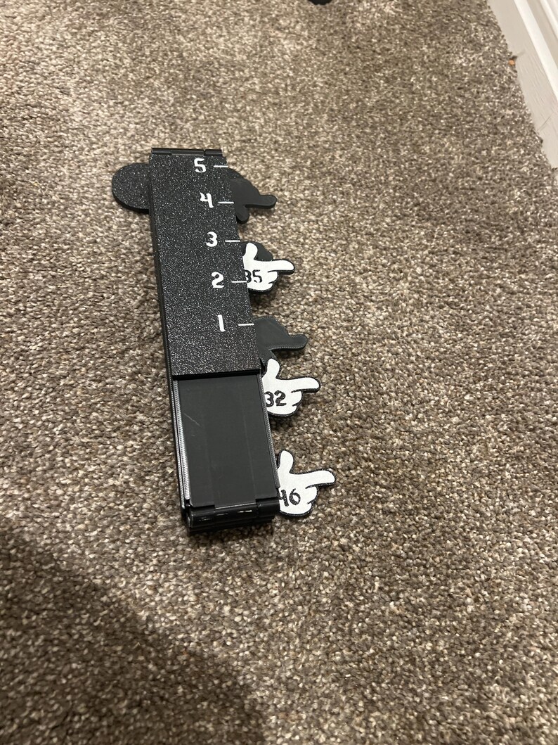 Disneyland Ride Height Chart / Ruler- Reusable, Foldable, Compact - Etsy