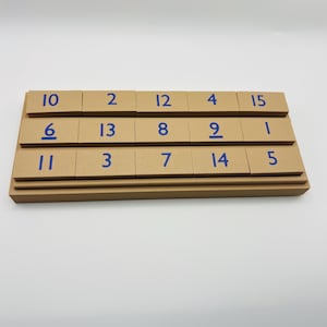 Survivor Inspired Puzzle: 1-15 Number Ordering Puzzle - Etsy