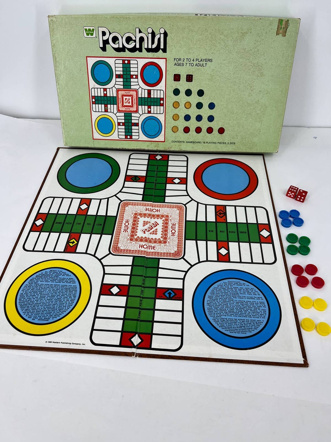 Vintage Pachisi Board Game 1974 Whitman Western Publishing - Etsy