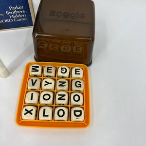 VINTAGE Boggle 1976 Parker Brothers Complete Word Game - Etsy