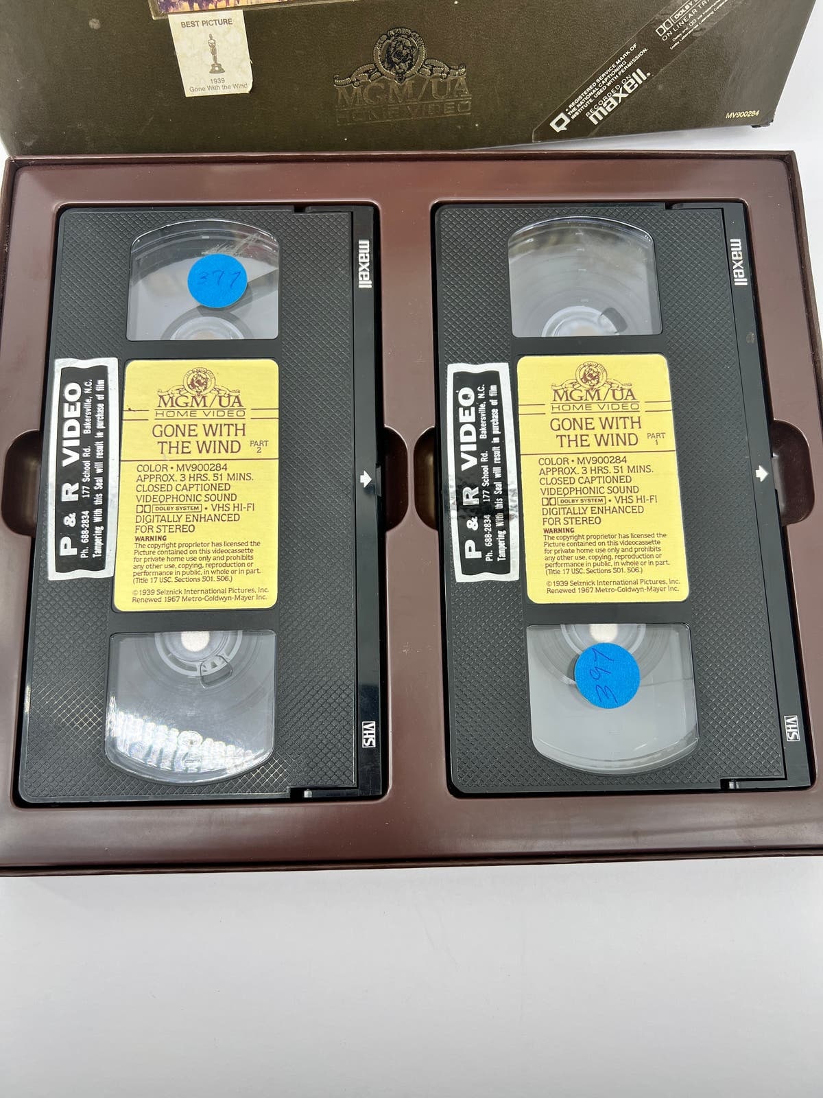 Gone With the Wind MGM VHS Collectors Box Case Set Movies 1967 - Etsy