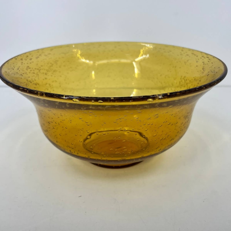 Amber Hand Blown - Etsy