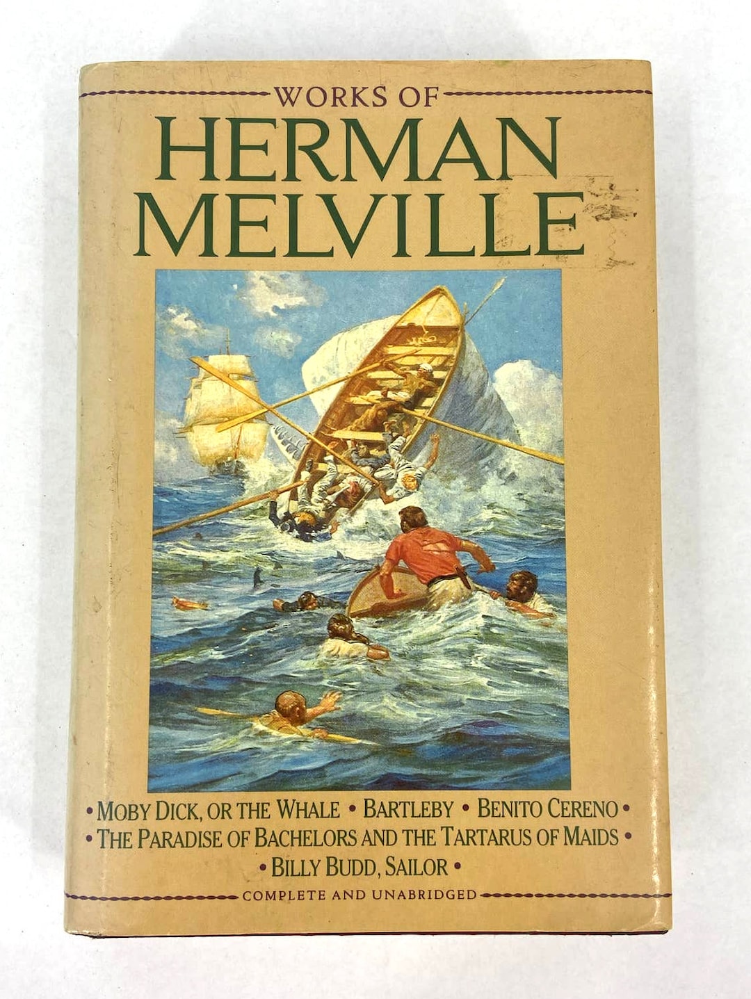 Works of Herman Melville Complete and Unabridged 1987 HC/DJ Vintage ...