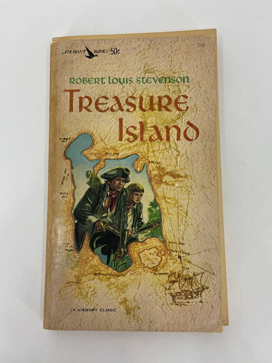 Treasure Island by Robert Louis Stevenson Airmont 1962 Classic Paperback Book - Etsy