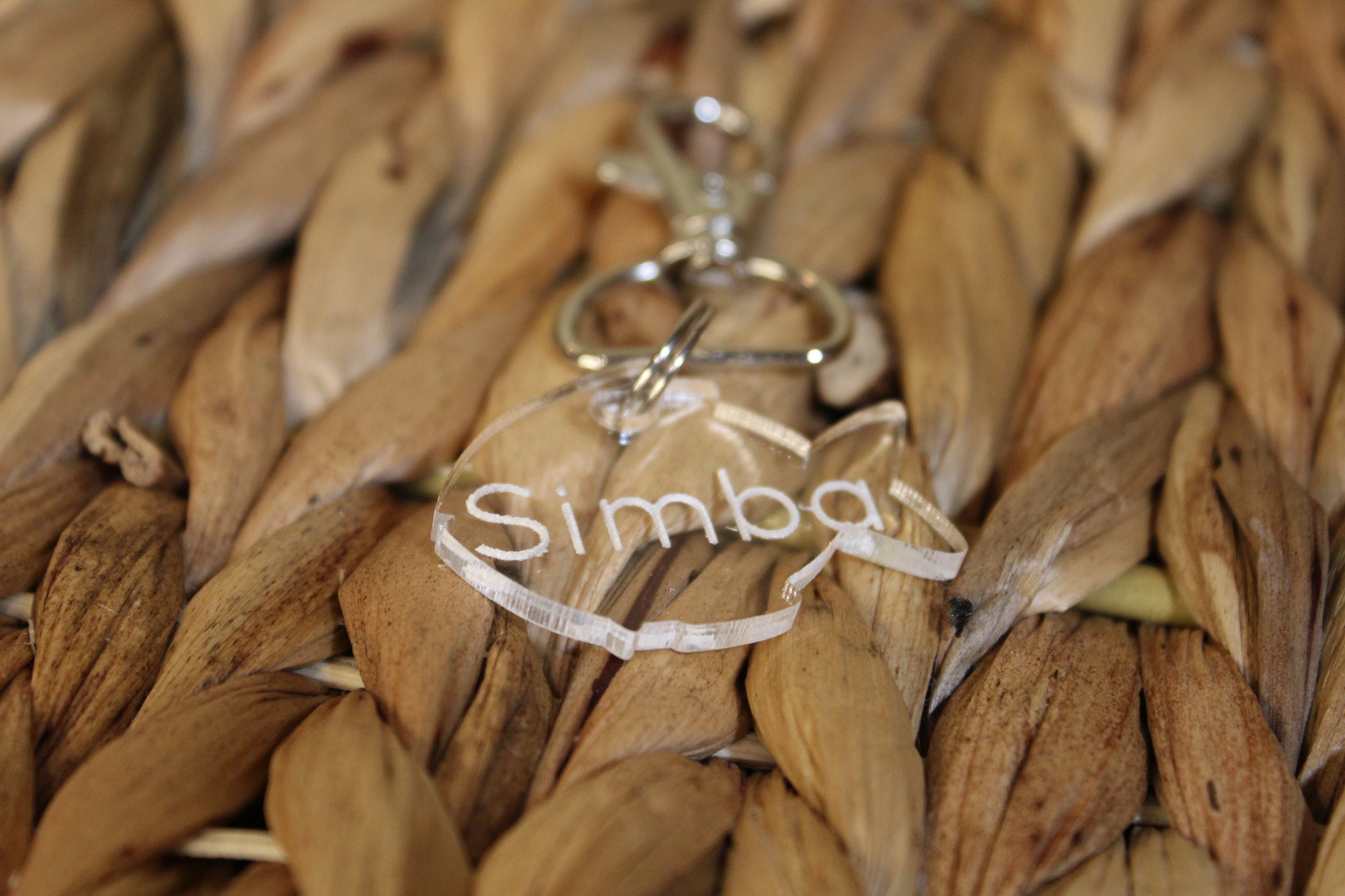 Custom Acrylic Cat Fish Tag Personalized Cat ID Tag Custom | Etsy