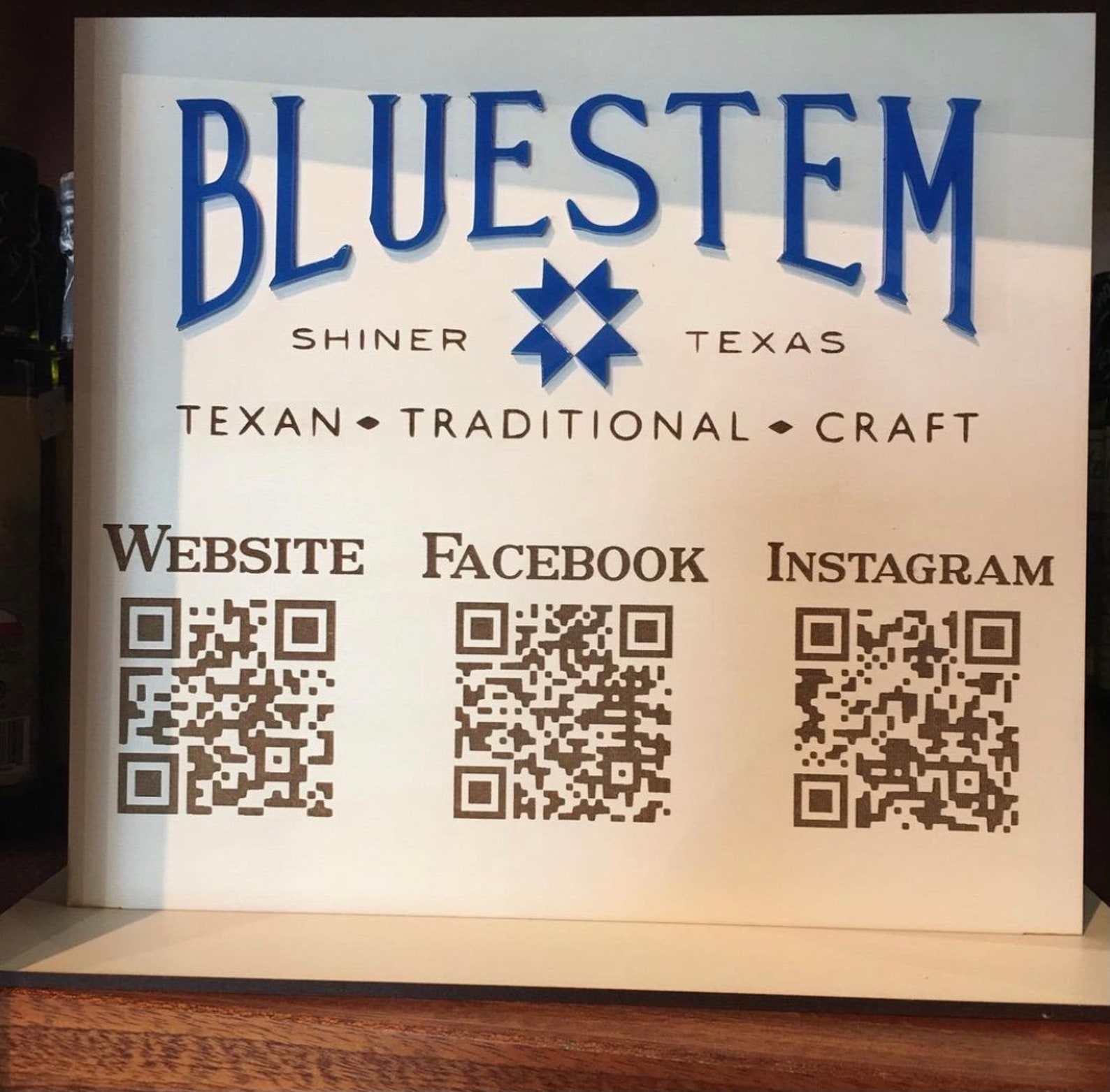 Business Social Media Instagram QR Code Mirror Sign Acrylic | Etsy