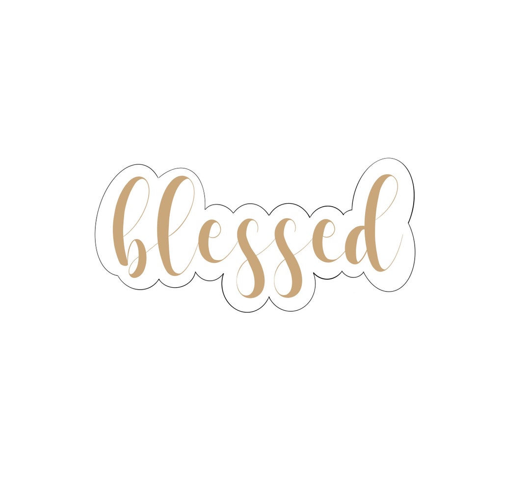 Blessed Cookie Cutter - Etsy