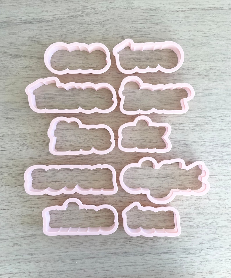 Number Font Cookie Cutters - Etsy