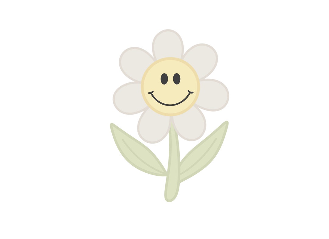 Smiley Face Daisy Flower Cookie Cutter - Etsy