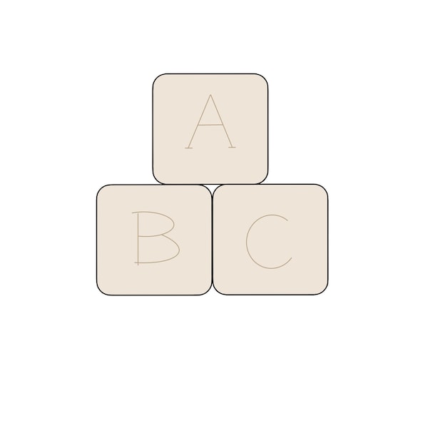 Abc Cookie Cutter - Etsy