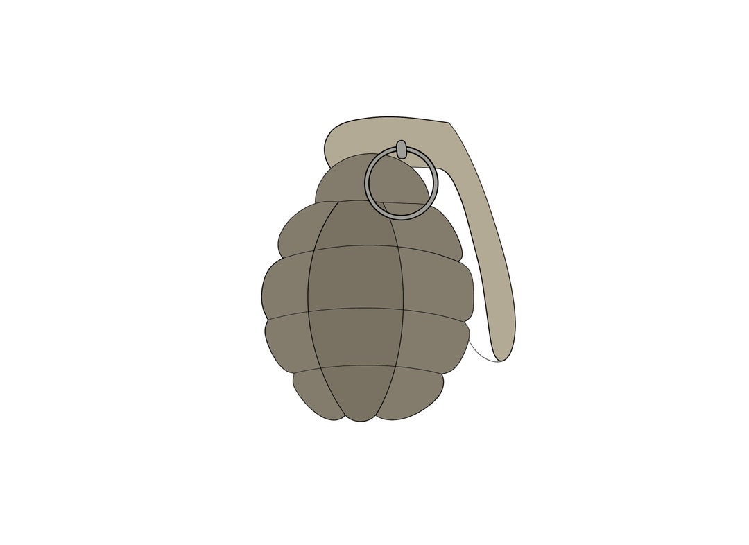 Grenade Cookie Cutter - Etsy