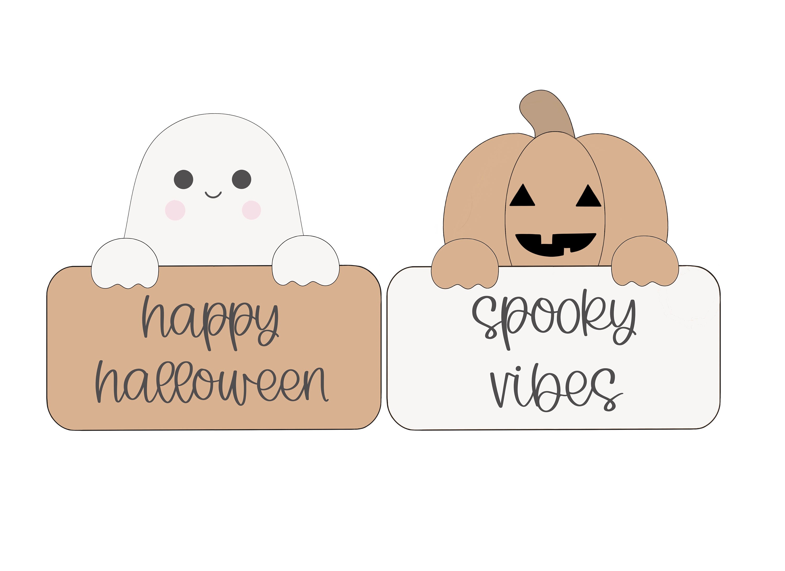 Ghost Face Plaque or Jack O Lantern Plaque Cookie Cutter - Etsy