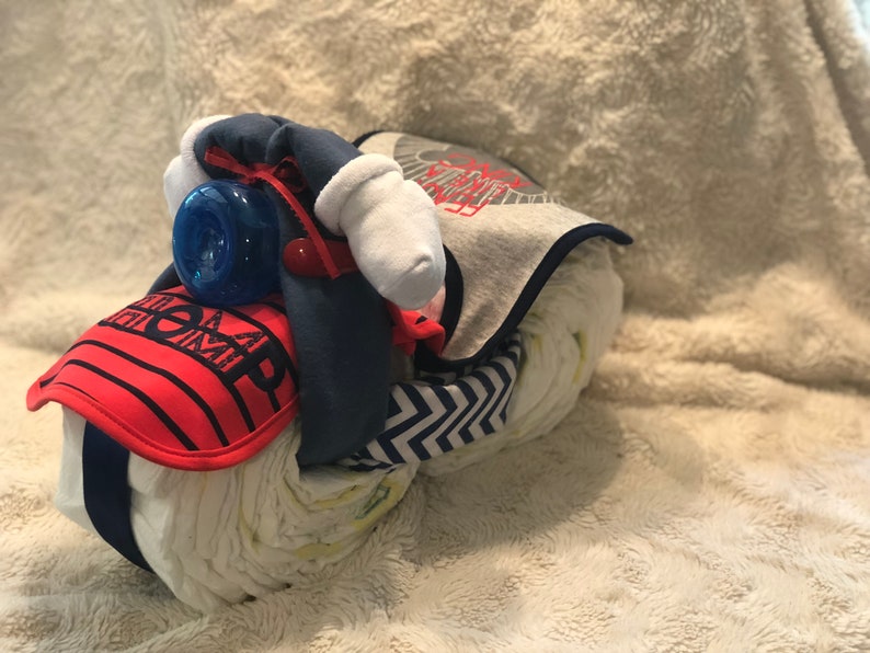 Motorcycle Diaper Cake - Etsy