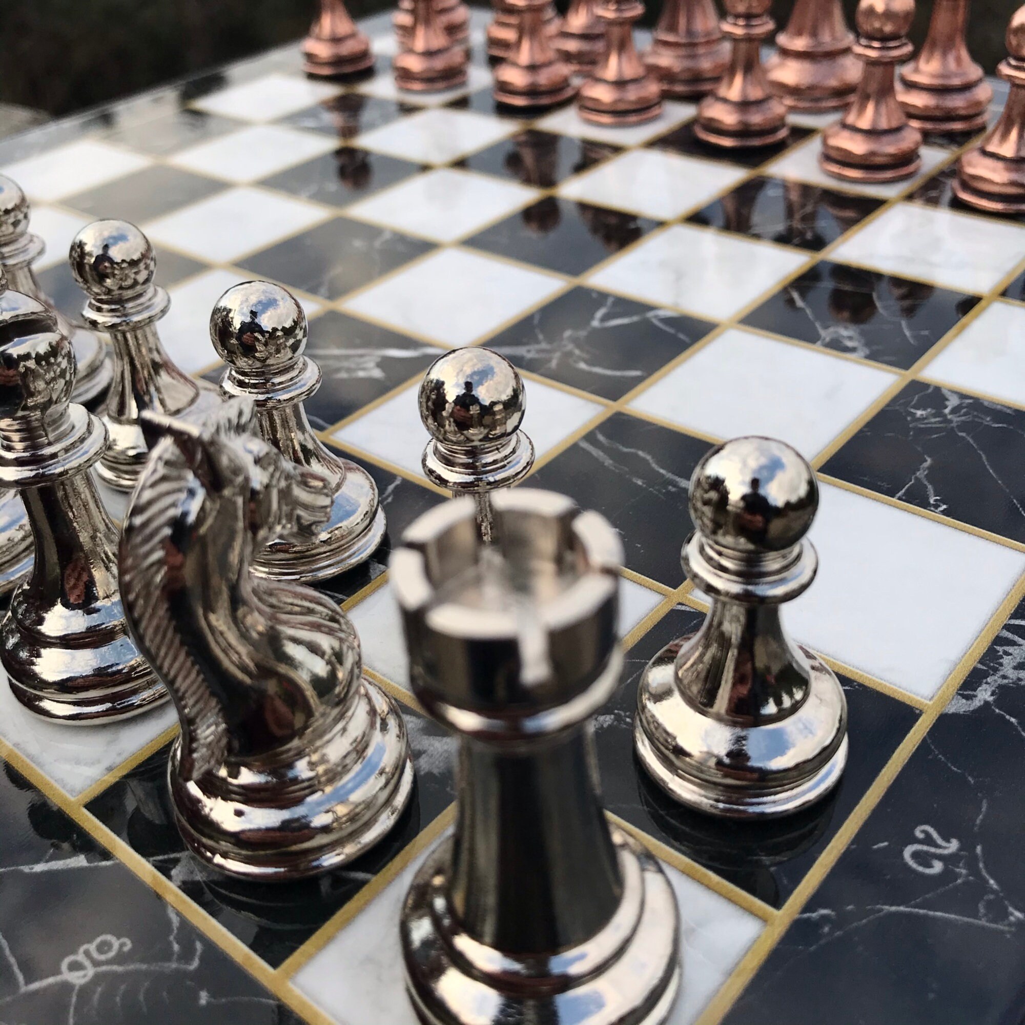 Metal Chess Pieces for sale | Only 4 left at -65%
