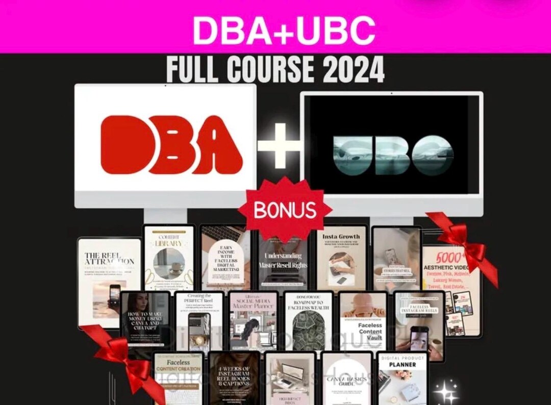 2-in-1 MRR Course Bundle DBA + UBC Digital Wealth Academy Ultimate ...