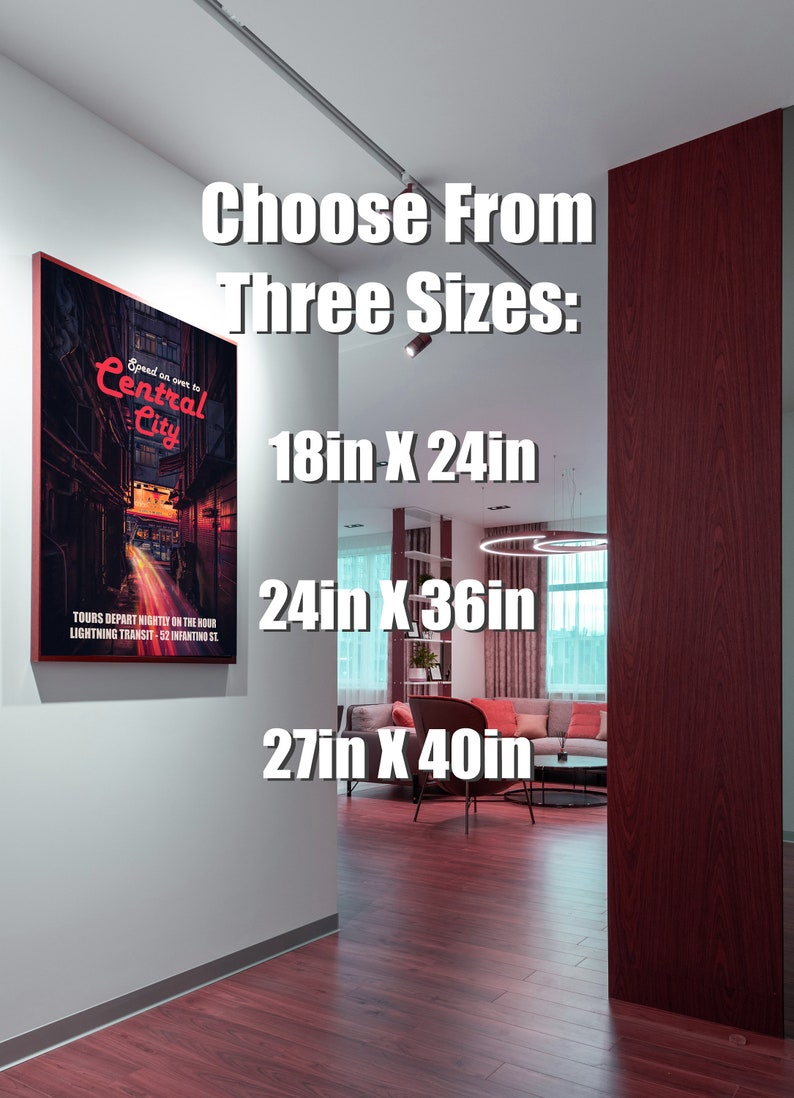 Central City Travel Poster -digital Download - Etsy