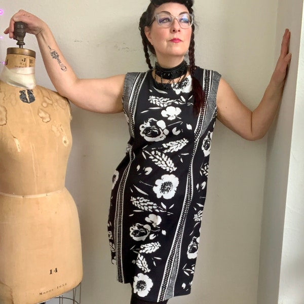 Mod Black Dress - Etsy
