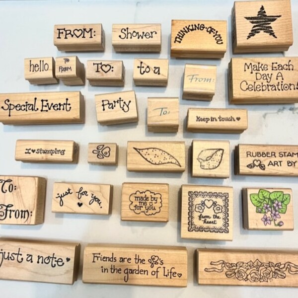 Small Letter Stamps - Etsy