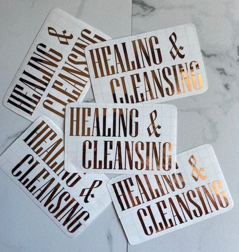 Healing and Cleansing Decal Sticker Sacred Spiritual Chakra - Etsy
